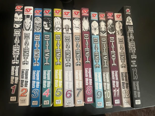 DEATH NOTE COMPLETE Box Set Manga 1-13 Including Another Note and L ...
