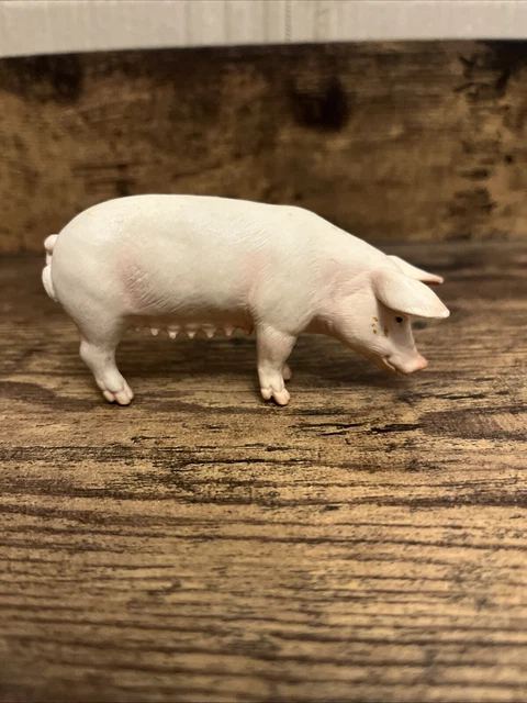 SCHLEICH 2003 SOW Pig Figure Animal Retired D73527 Farm Life Germany Am ...