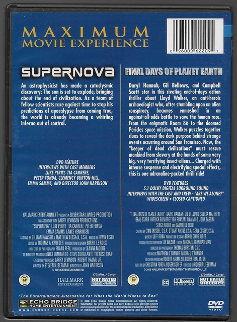 SUPERNOVA - FINAL Days of Planet Earth (DVD) $5.95 - PicClick CA