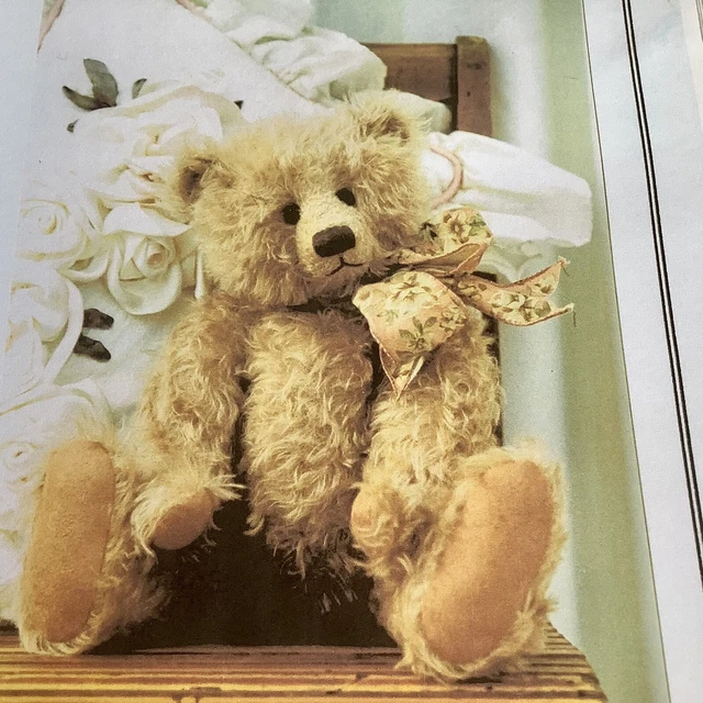 TRADITIONAL TEDDY BEAR Sewing Pattern For 40cm Mohair Jointed Bear ...