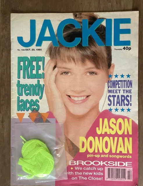 JACKIE MAGAZINE 20/10/1990. complete with free gift and clean £3.03 ...
