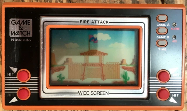 CONSOLE NINTENDO GAME & Watch Wide Screen Fire Attack Id-29 Fonctionnel ...