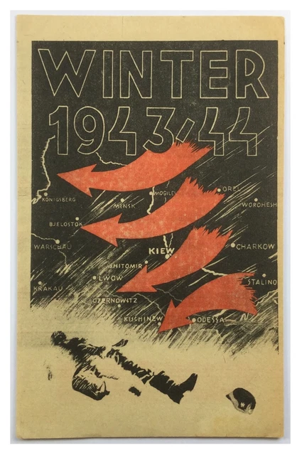 ORIGINAL WW2 SOVIET Air Drop Leaflet. - No code [2826]. - 1944. EUR 40 ...