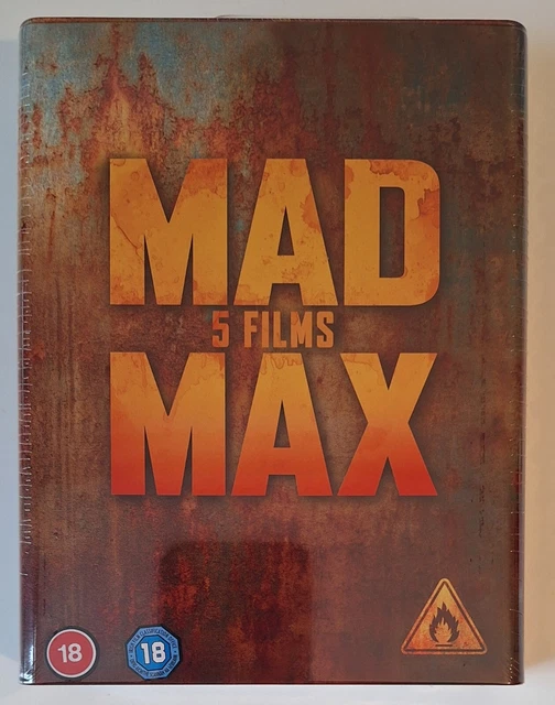 MAD MAX 5-FILM 4K UHD Blu-ray Petrol Can UK Collector's Edition - New ...