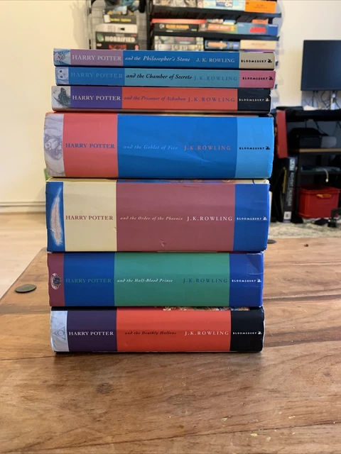 HARRY POTTER SERIES 7 book Complete Collection - inc. 3 Hardback First ...