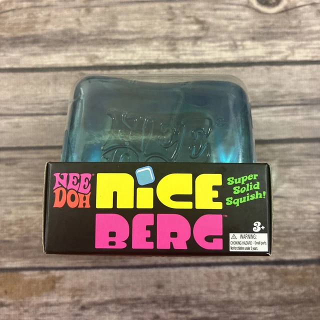 NEEDOH NICE BERG Blue XL Giant Nee Doh Niceberg Squishy Cube Ice TikTok ...
