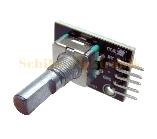 DREH ENCODER DREHPULSGEBER mit Taster Arduino Bascom Rasberry Pi Ky-040-Gewinde EUR 3,30 ...