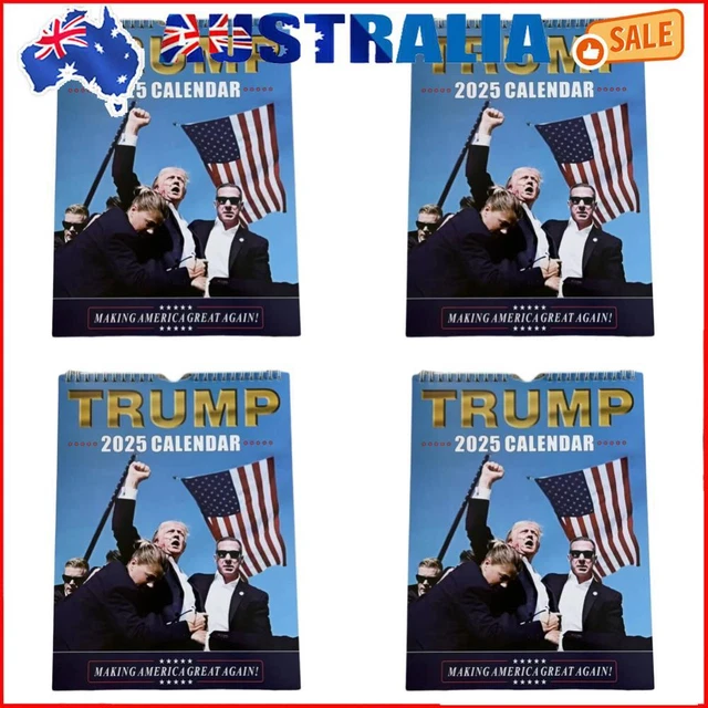 DONALD TRUMP 2025 Desk Calendar Trump 2025 Calendar Trump Shot Planning ...