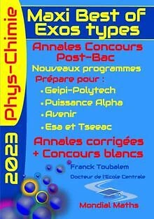 MAXI BEST OF Exos Types - Annales Concours Post Bac... | Livre | état ...