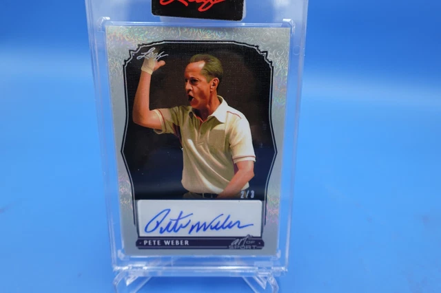 2023 LEAF ART of Sport Pete Weber Auto SP 2/3 EUR 66,60 - PicClick FR