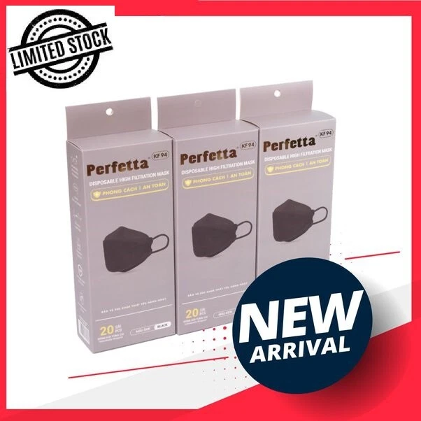 LIMITED! PERFETTA KF94 Disposable Face Mask Respirators N95 KN95 ...