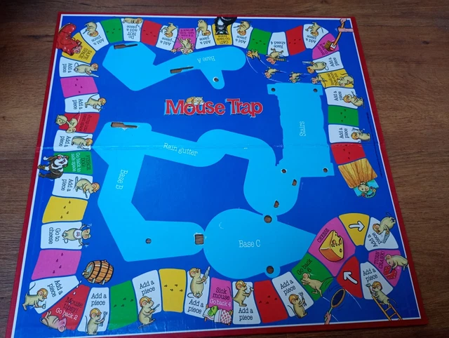 MB MOUSE TRAP Game 1986 INCOMPLETE FOR PARTS ONLY £8.65 - PicClick UK