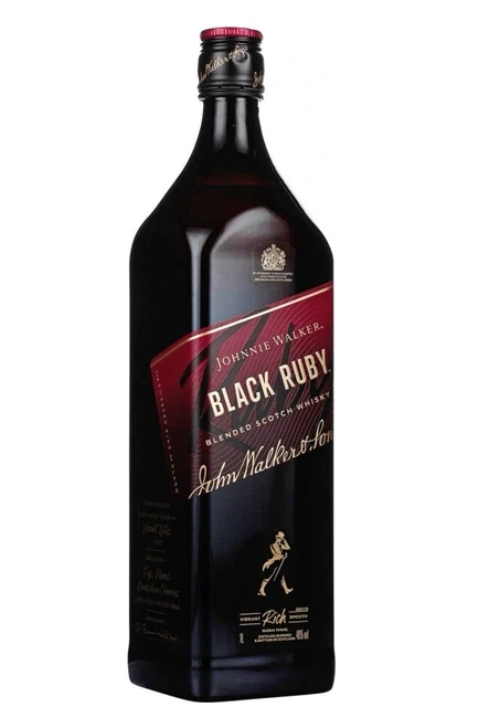 JOHNNIE WALKER BLACK Ruby, Blended Scotch Whisky, 1000ml EUR 99,90 ...