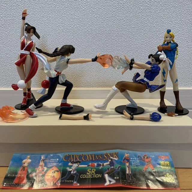 Street Fighter Figure Chun Li Yuri Sakazaki Mai Shiranui Cammy Set Lot