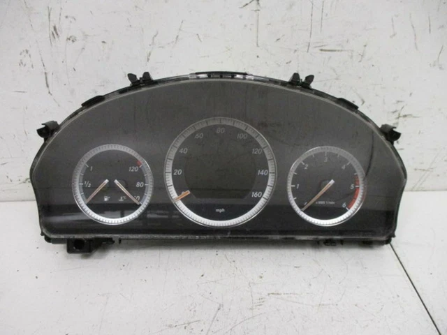 SPEEDOMETER COMBO INSTRUMENT MPH MERCEDES-BENZ C-CLASS (W204) C 200 CDI ...