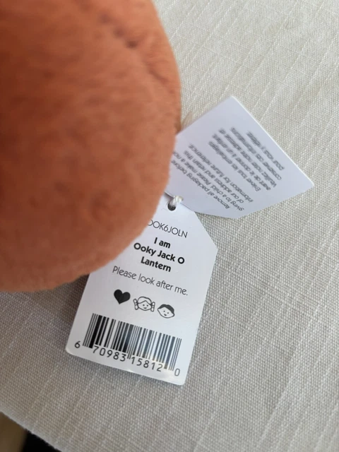 JELLYCAT HALLOWEEN PUMPKIN Plush - Ooky Jack O'Lantern Gift with Tags ...