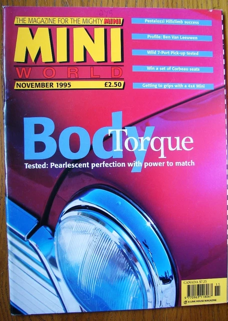RARE VERY COLLECTABLE Mini World Magazine November 1995 In Very Good ...