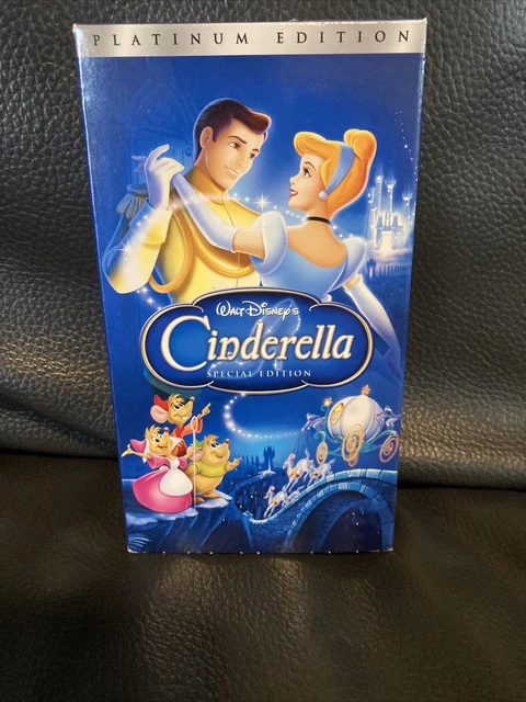DISNEY’S CINDERELLA VHS Video Tape Platinum Special Edition RARE $17.53 ...