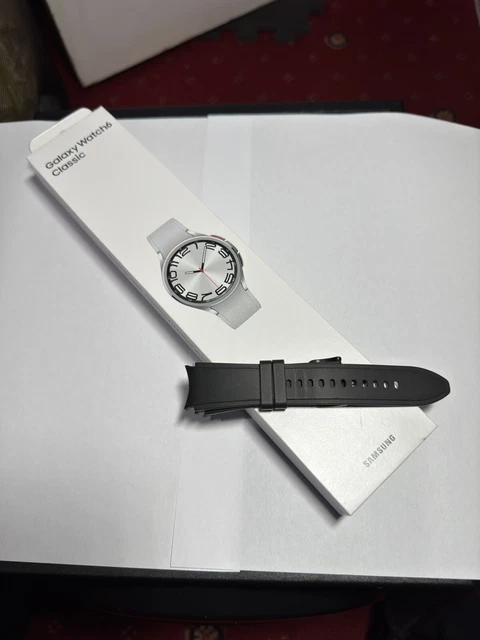 SAMSUNG GALAXY WATCH6 Classic SM-R960 47mm Stainless Steel Case with ...