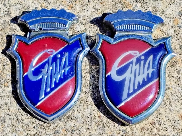 VINTAGE FORD GHIA Badge emblems from Ford Granada 1970's £21.46 ...