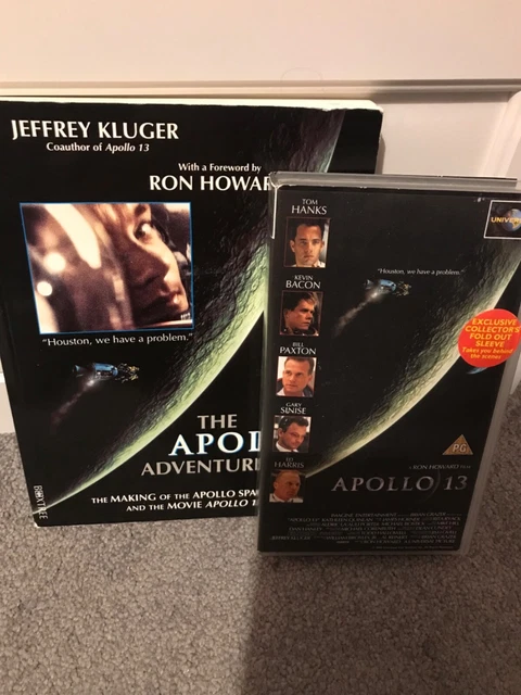 APOLLO 13 APOLLO Adventure Book and VHS Video Movie Bundle Collectable ...