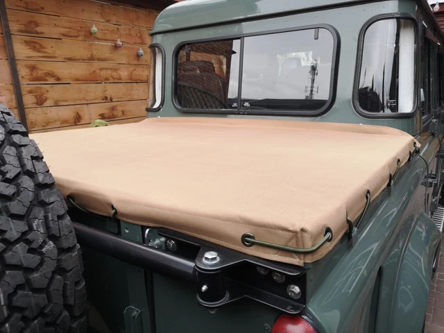 LAND ROVER DEFENDER 90/110 SWB soft Tonneau Sand beige PVC Coated ...