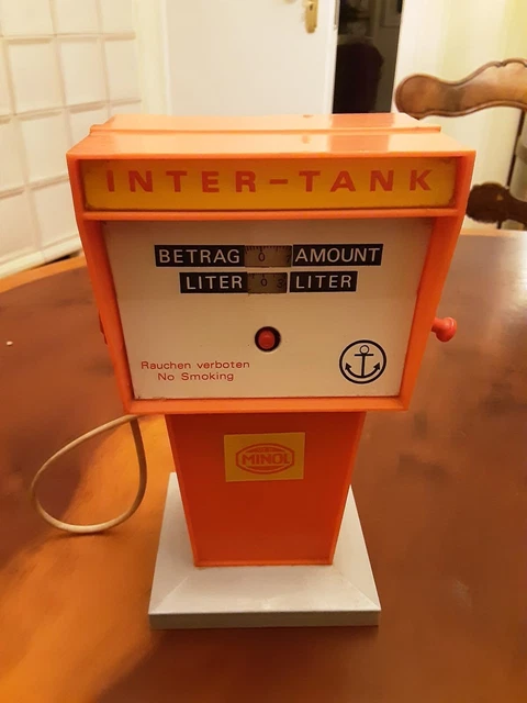 DDR SPIELZEUG ZAPFSÄULE Minol INTERTANK PIKO ANKER ohne OVP EUR 33,00 ...