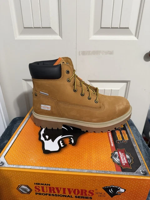 HERMAN SURVIVORS MEN'S Driller Steel Toe Work Boots ( Size 13 )- New in ...
