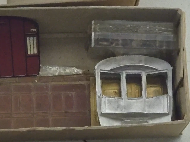 EARLY O GAUGE White Metal Autocoach Model Kit Carriage Unused Early Pre ...