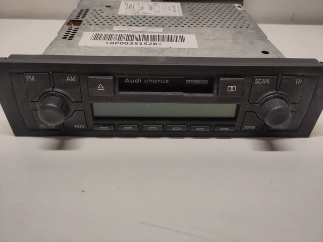 AUTORADIO CHORUS KOMPLETT , Anleitung, Audi A3 8P 8P0035152 EUR 39,90 - PicClick DE