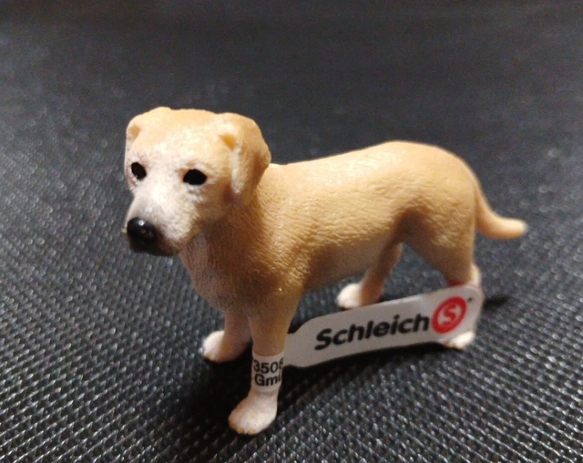 SCHLEICH GERMANY YELLOW Labrador Male 2010 16386 Retired Figure Rare ...