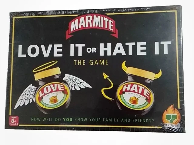 MARMITE BOARD GAME Marmite Love It Or Hate It Boardgame New Complete ...
