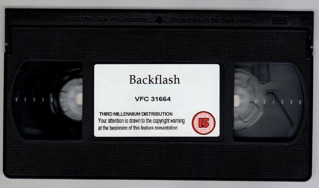 BACKFLASH COLM MEANEY Robert Patrick Jennifer Esposito Big Box VHS £6. ...