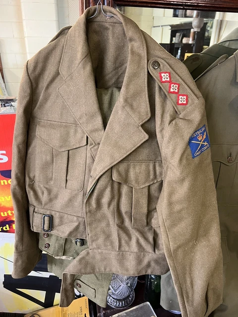 VINTAGE AUSTRALIAN ARMY Cadet Dress Uniform Jacket Broad arrow Oxford ...