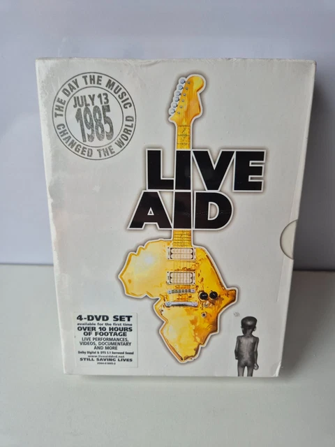 LIVE AID 1985 DVD BOX SET ORIGINAL 2004 UK PAL NEW / SEALED £52.68 ...
