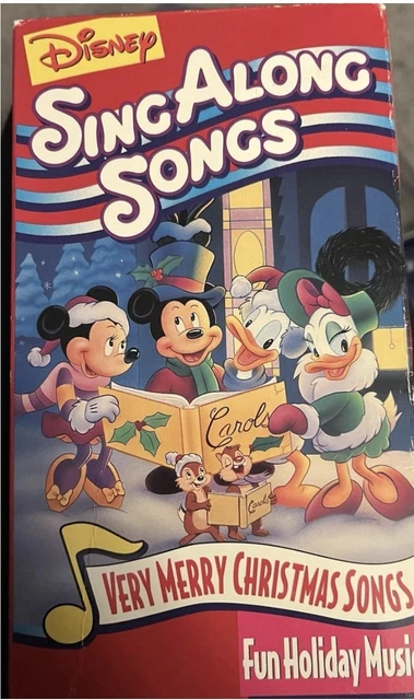 DISNEY VERY MERRY CHRISTMAS SING ALONG SONGS *D. SING ALONG SONGS ...