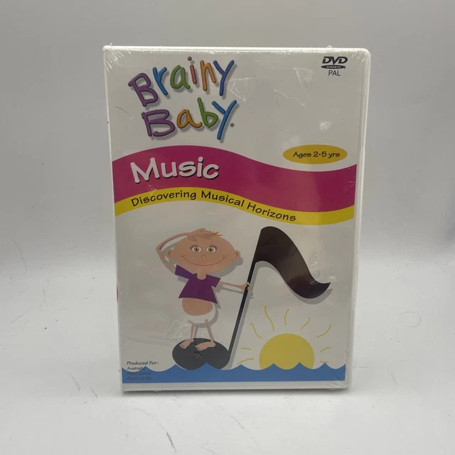 BRAINY BABY - Music Ages 2-5 Years - DVD Brand New Sealed Region 4 PAL ...