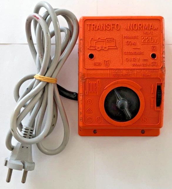 JOUEF TRANSFO &NORMA& , regelbarer Transformator ,12v DC T40/E , 1970 ...