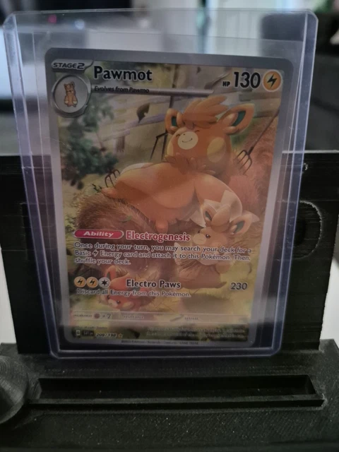 POKÉMON TCG PAWMOT Scarlet & Violet Base Set 209/198 Holo Illustration ...