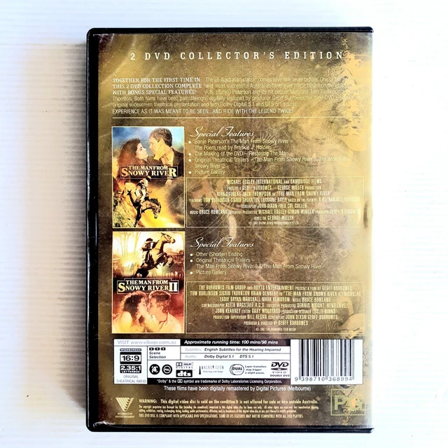 AUSTRALIAN COMEDY DRAMA 7 x DVD Gift Bundle Man From Snowy River Castle ...