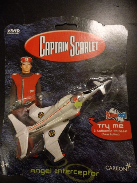 2 X CARLTON Captain Scarlet Angel Interceptor Fighter Vehicle original ...