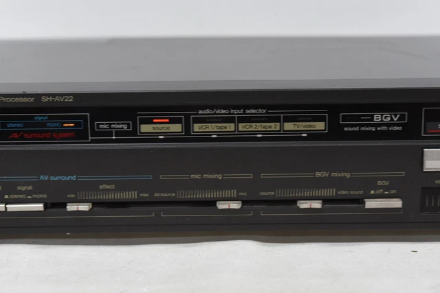 TECHNICS SH-AV22 AV Surround Processor - Vintage Japan 1980s $129.95 ...