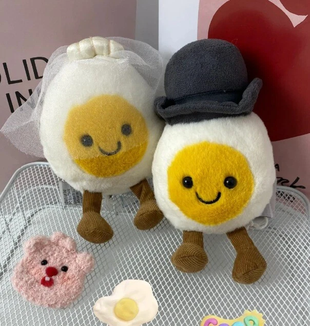 NEW JELLYCAT AMUSEABLE Boiled Egg: Soft Plush Toy Ideal Graduation Gift ...