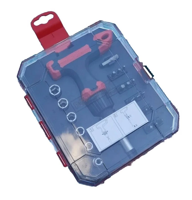 POWERFIX RATSCHEN-BIT-SET MIT T-Handgriff 23-teilig NEU Torx Inbus M5 ...