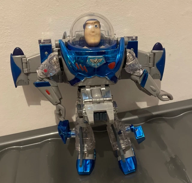 TOY STORY MEGA Morpher Blue Transformer Buzz Lightyear Rare Action ...