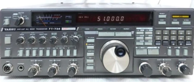 YAESU FT-736M VHF/UHF/SSB/CW All Mode Transceiver Ham Radio Japan Ver ...