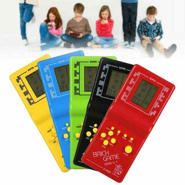 ELECTRONIC BRICK GAME Console LCD Hand Held Game Handheld Classic Brick ...