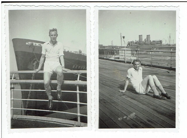 2 X FOTO, Wk2, Kriegsmarine, Eindrücke aus Wilhelmshaven XT55155 EUR 19 ...