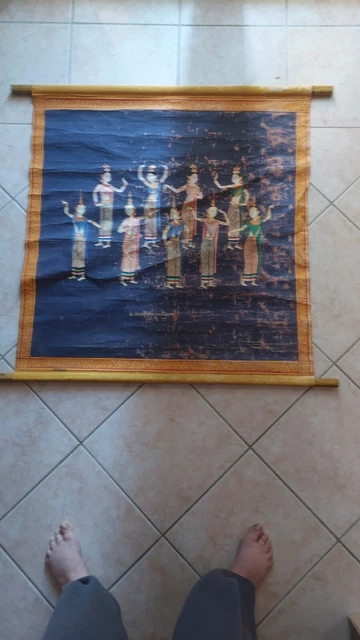 TENTURE ANCIENNE PEINTE Ballet Du Siam 1930 EUR 150,00 - PicClick FR