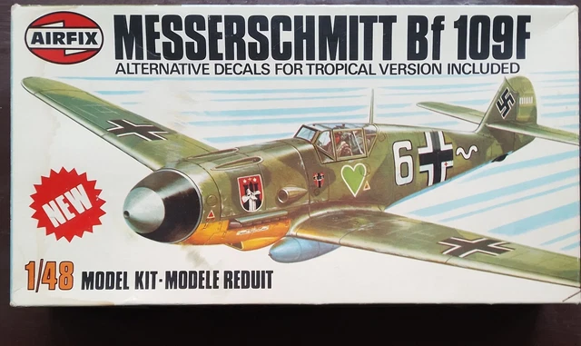 AIRFIX MESSERSCHMITT BF 109F Model Kit 04101-4 German WW2 Aeroplane 1/48 £18.00 - PicClick UK